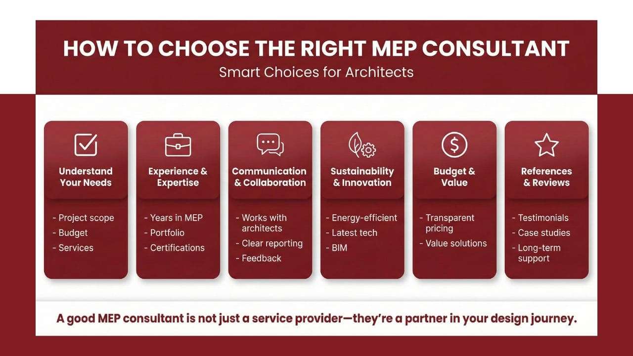 How to Choose the Right MEP Consultant: A Guide for Architects